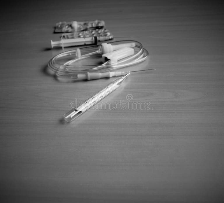 Medical Syringe and Dropper Stock Image - Image of medicinal, medical ...