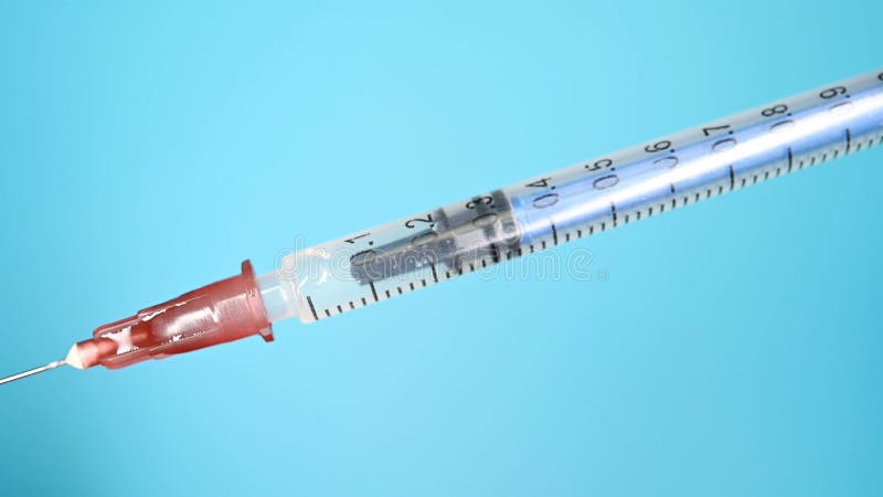 Medical Syringe Injecting Closeup Stock Footage - Video of influenza ...