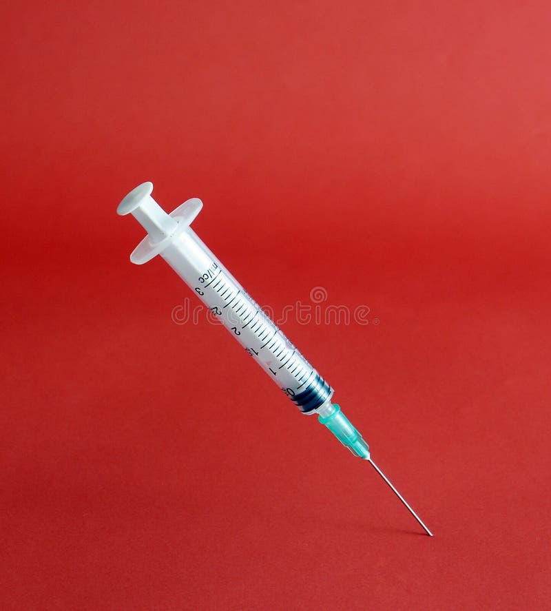 Medical syringe stock image. Image of plastic, single - 54026167