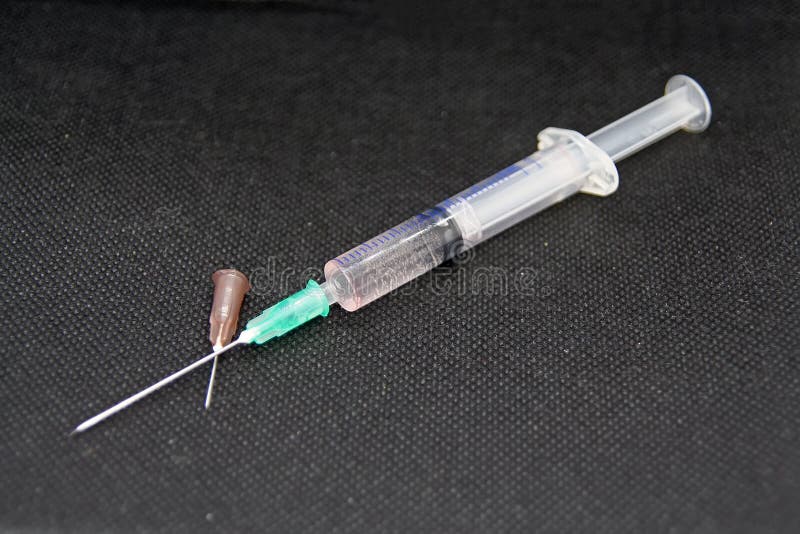 Medical Syringe and Spare Needle.Testing Viruses Stock Image - Image of ...