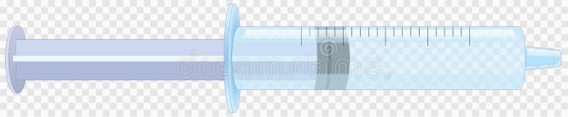 Medical Syringe Vector Illustration without Needle and Isolated Stock ...