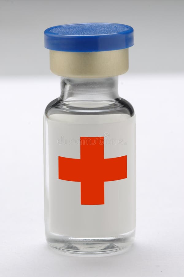 Syringe Vial with an Empty Label and Judges Gavel or Mallet Law and ...