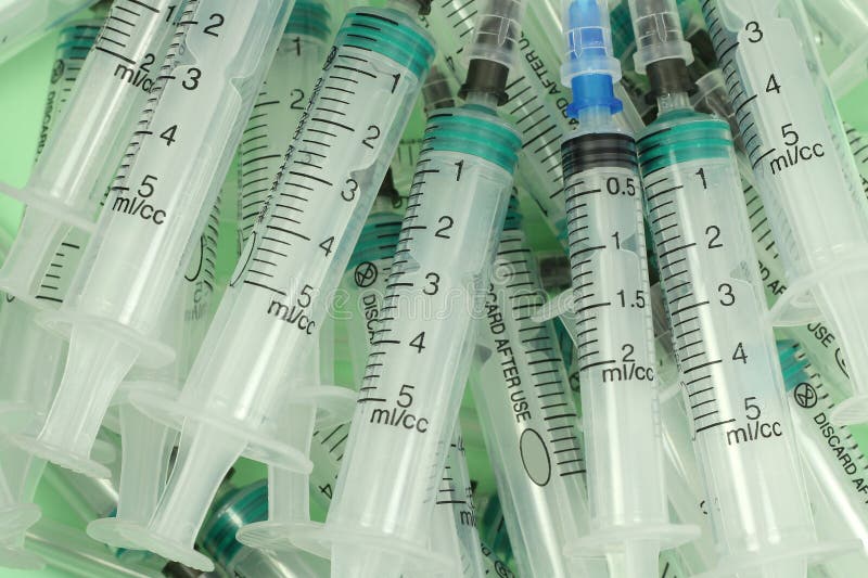 Medical syringes stock image. Image of injections, bodies - 36224033