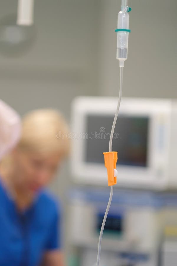 A Medical System for Infusion Stock Image - Image of treatment ...