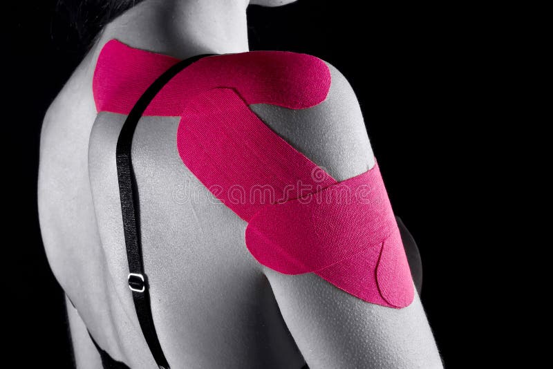 Medical taping stock image. Image of hardening, massage - 66244101