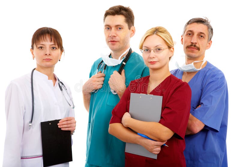 Medical team stock photo. Image of doctors, hairs, green - 4332388