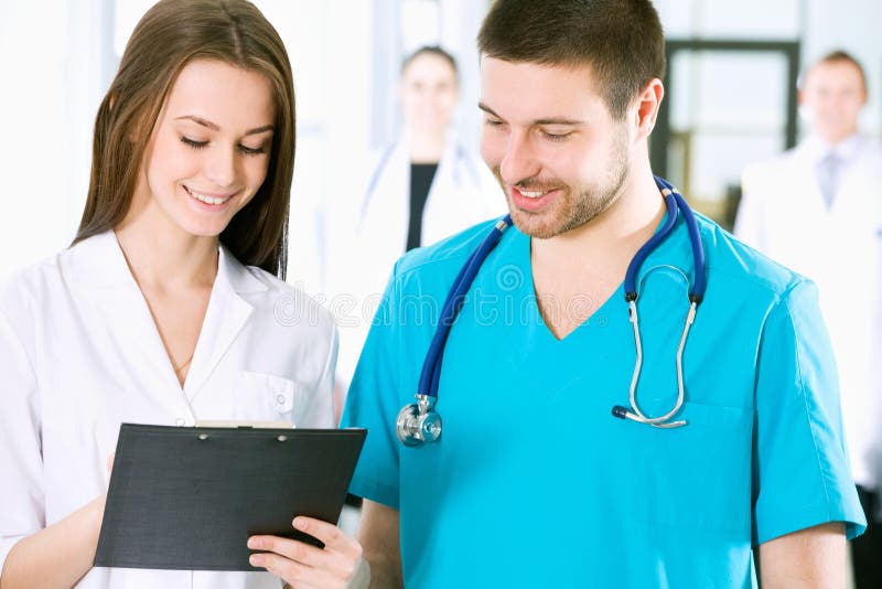 Medical team stock image. Image of medical, nurse, portrait - 20081727