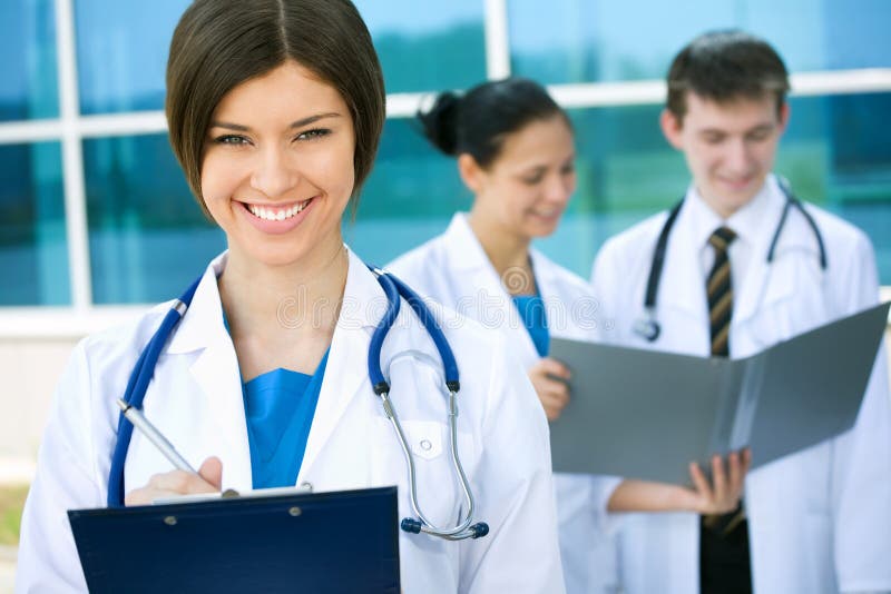 Medical team stock image. Image of charts, care, healthcare - 21297253