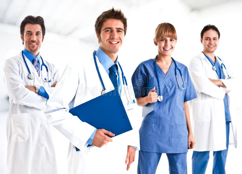 Medical Teamwork stock photo. Image of blue, physician - 7371546