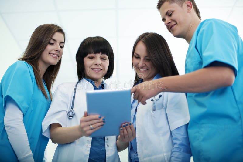 Medical team stock image. Image of crowd, hall, adult - 29223949