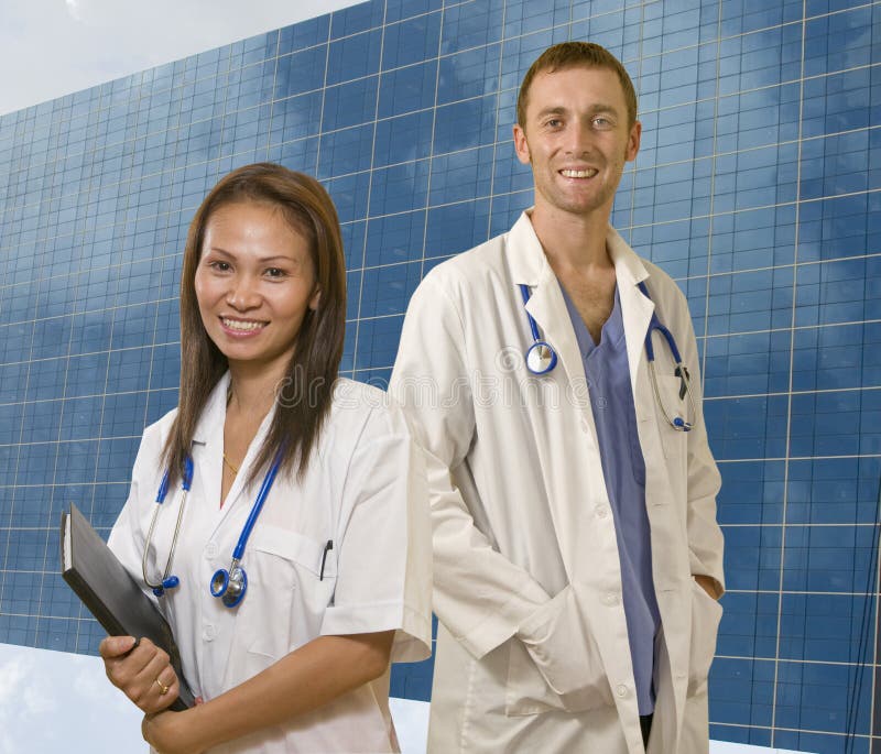 Medical team stock image. Image of crossed, smiling, medical - 12189057