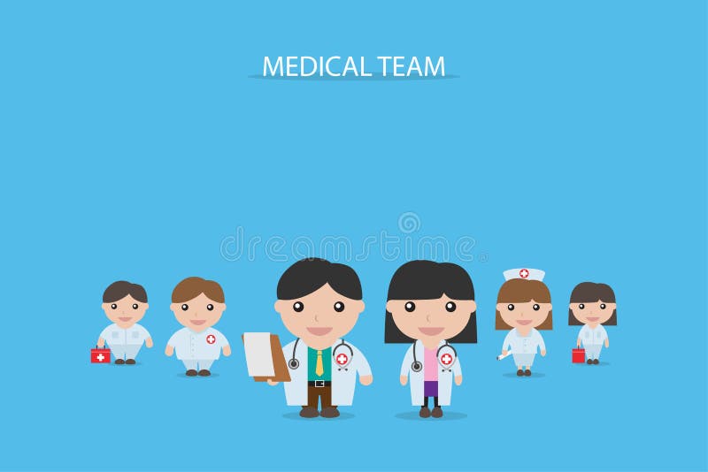 Medical Team Concept, Vector Illustration Stock Vector - Illustration ...