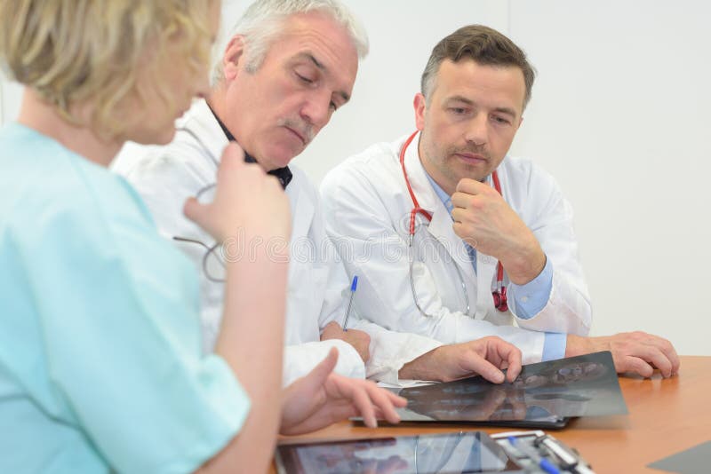 Medical Team Meeting at Hospital Stock Image - Image of meeting, health ...