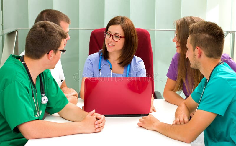 Medical team stock photo. Image of healthcare, exam, care - 40873302