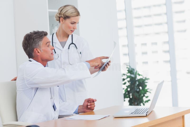 Medical team at the office stock photo. Image of caucasian - 31668426