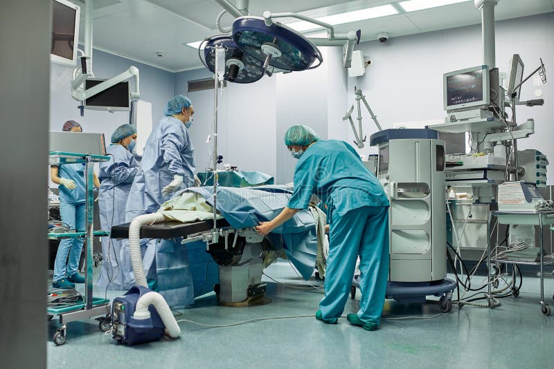 The Medical Team is Preparing the Operating Room for a Complex ...