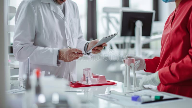 The Medical Team S Analysis. AI Generated Stock Image - Image of ...