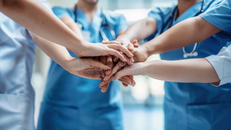 The Medical Team Unity.AI Generated Image Stock Photo - Image of trust ...