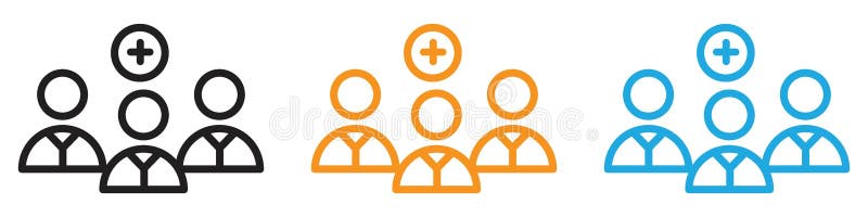 Medical Team Vector Logo Set Collection for Web App Ui Stock Vector ...