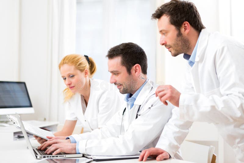 Medical Team Working at the Hospital Stock Photo - Image of hospital ...