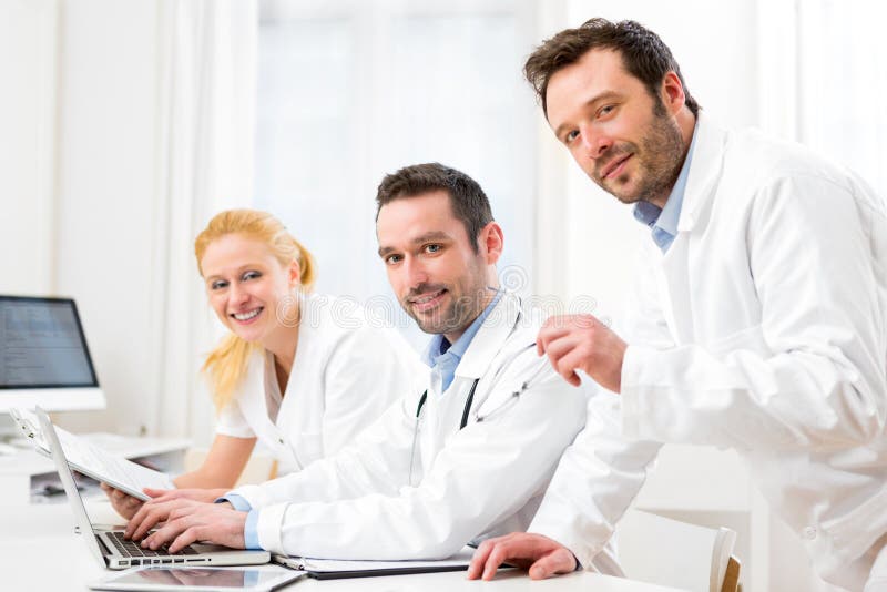 Medical Team Working at the Hospital Stock Photo - Image of health ...