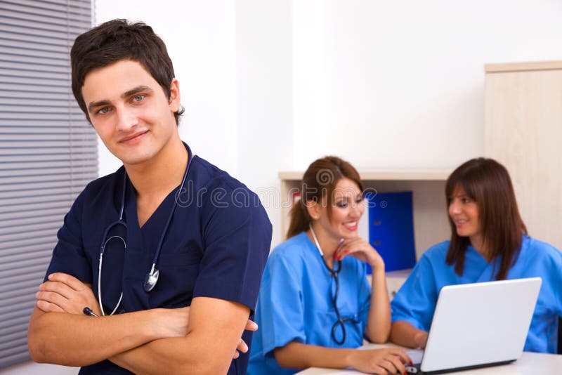 Medical teamwork stock image. Image of doctors, medical - 6608367