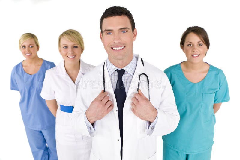 Medical Teamwork stock photo. Image of blue, physician - 7371546
