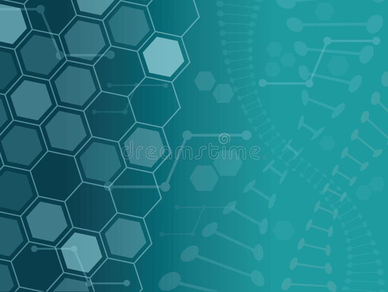 Medical Tech with Dna Chain Stock Vector - Illustration of medical ...