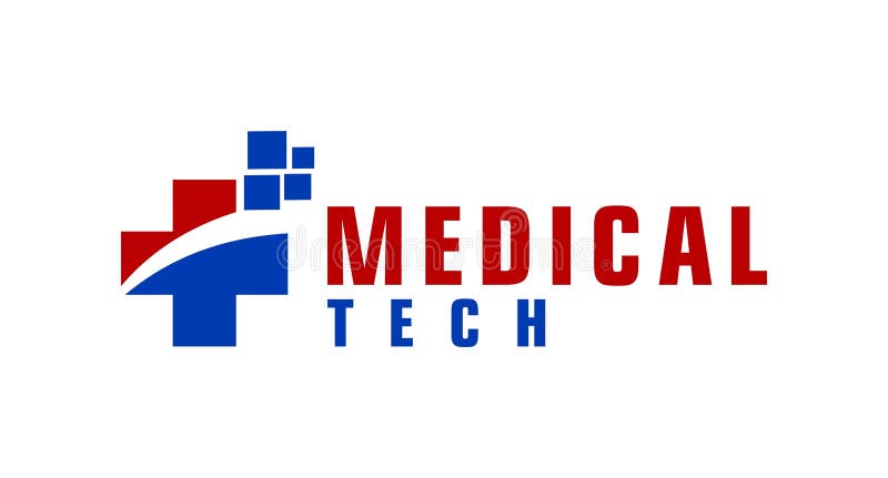 Medical Tech Logo Design Icon Vector Stock Vector - Illustration of ...