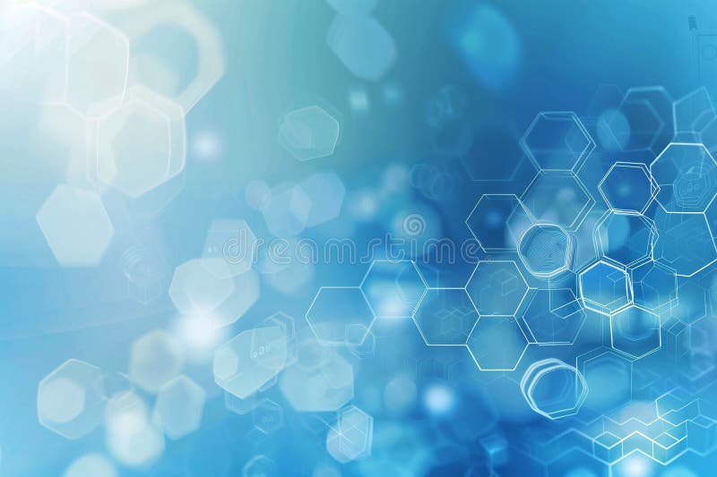 Medical Technology Presentation Backdrop Featuring an Abstract Light ...