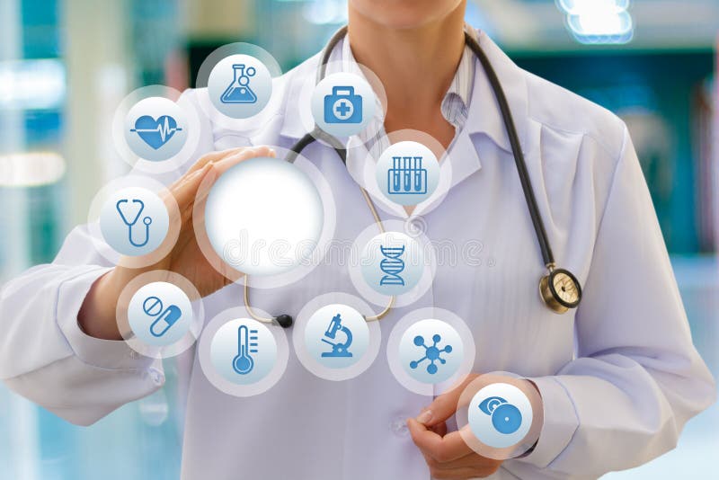 Medical Test Conducted by a Doctor. Stock Photo - Image of laboratory ...