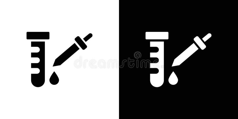 Medical Test Icon Logo Set Vector Stock Vector - Illustration of blood ...