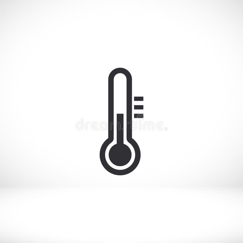 Medical Thermometer Icon. Vector Eps10 . Thermometer Shows Temperature ...