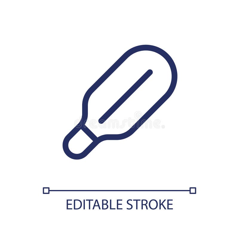 Medical Thermometer Pixel Perfect Linear Ui Icon Stock Vector ... Medical Thermometer Pixel Perfect Linear Ui Icon Stock Vector ...