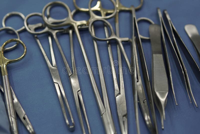 Sissors Tools for Surgical Operation Stock Image - Image of hygiene ...