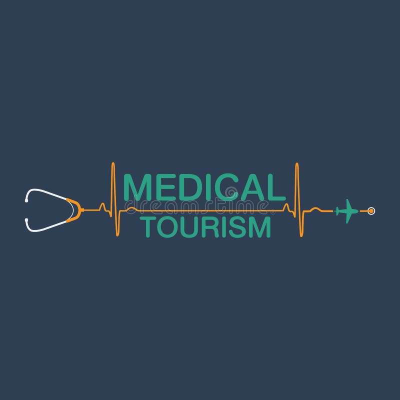 Medical Tourism Vector Background Stock Vector - Illustration of symbol ...