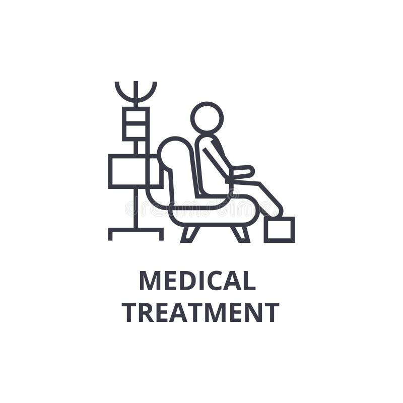 Medical Treatment Black Vector Concept Icon. Medical Treatment Flat ...