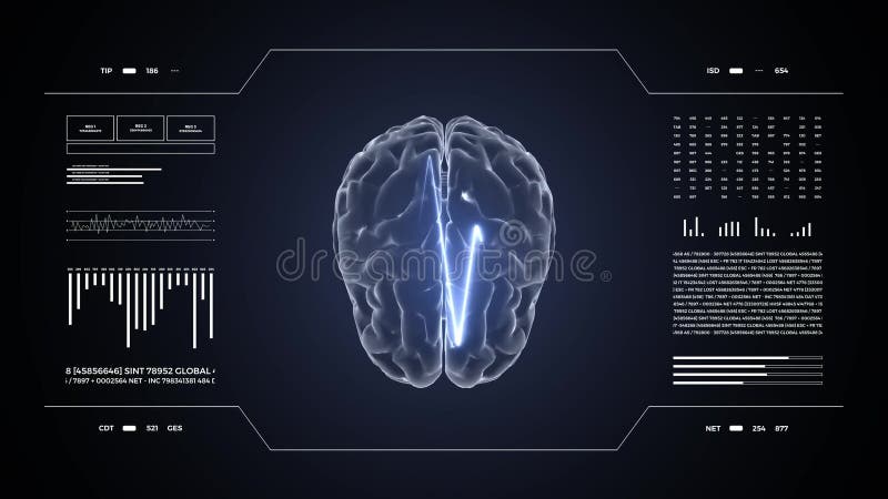 Medical UHD Abstract Animation. Laboratory Dashboard Interface. Human ...