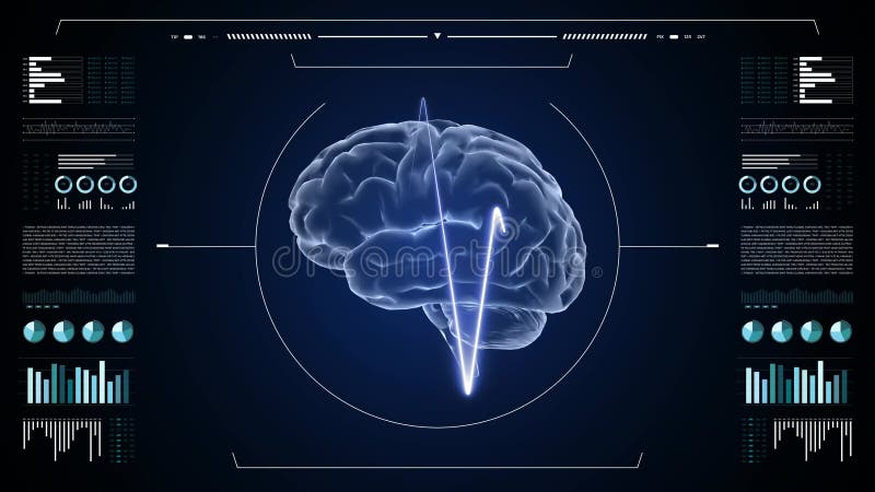 Medical UHD Abstract Animation. Laboratory Dashboard Interface. Human ...