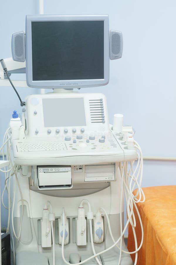 Medical Ultrasound Diagnostic Machine Stock Image - Image of diagnostic ...
