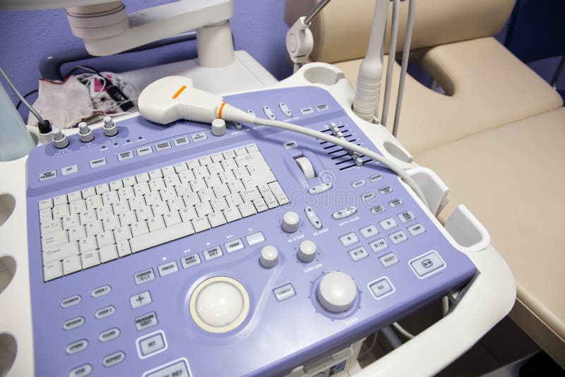 Medical Ultrasound Diagnostic Machine Stock Image - Image of machine ...