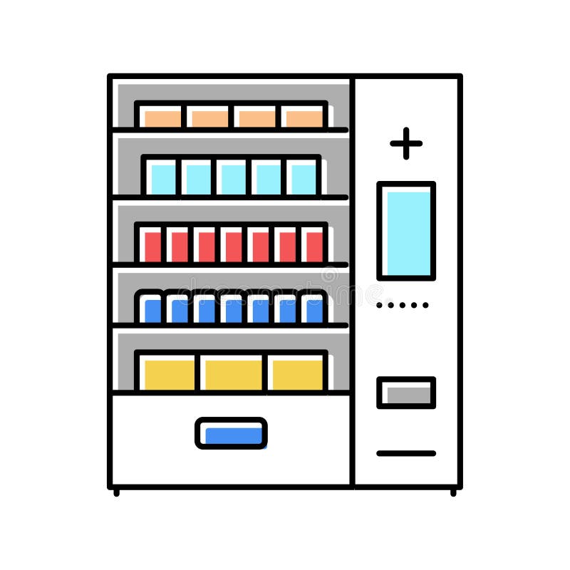 Medical Vending Machine Color Icon Vector Illustration Stock Vector ... Medical Vending Machine Color Icon Vector Illustration Stock Vector ...