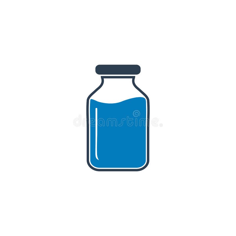 Medical Vial Icon. stock vector. Illustration of vial - 180499861