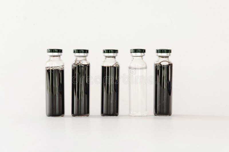 Medical Vials Black Colored Extract Stock Photos - Free & Royalty-Free ...