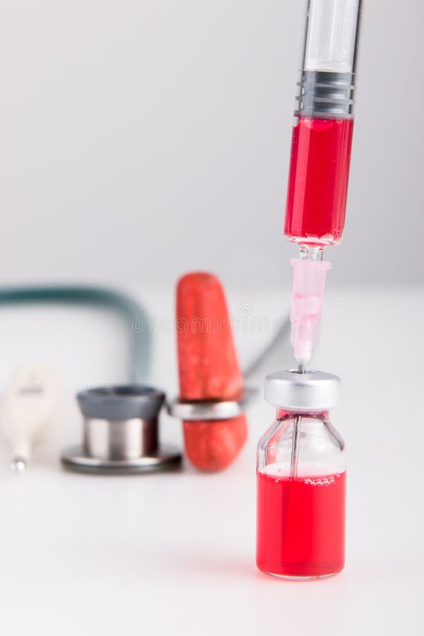 Medical Vials for Injection Stock Photo - Image of hospital ...