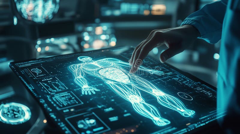 Medical Visualization, Interactive Anatomy Stock Illustration ...