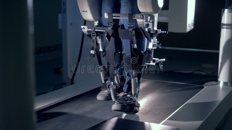 Medical Walking Simulation Device and a Patient Restoring Mobility with ...