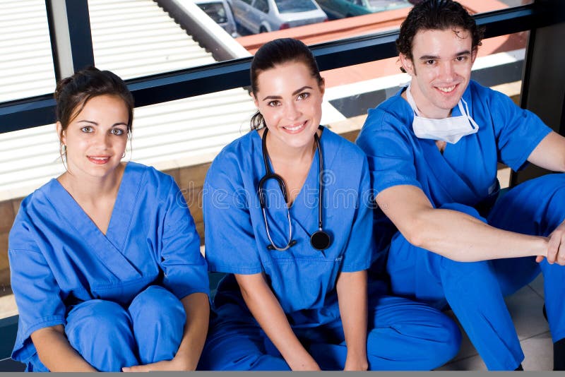 Healthcare Workers Portrait Stock Image - Image of portrait, american ...