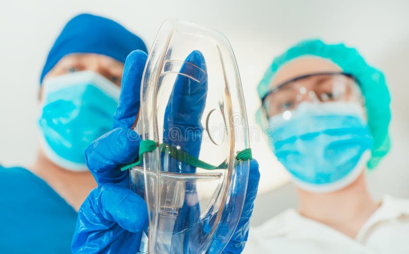 Giving a mask stock image. Image of epidemic, data, business - 227647817