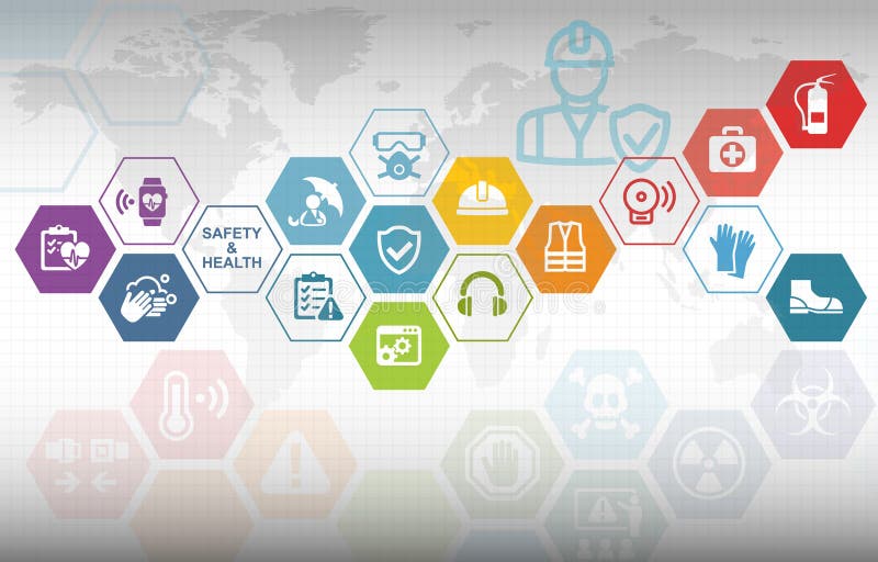 Occupational Worker Safety and Health Background Stock Photo - Image of ...